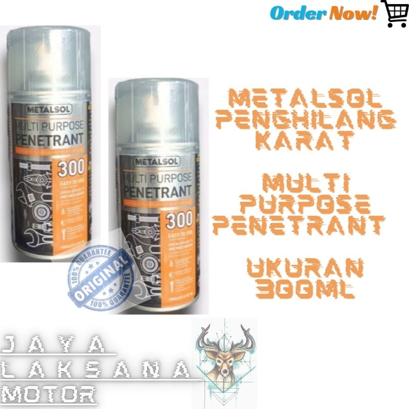 Jual METALSOL PENETRANT MULTI PURPOSE WD KARAT PENGHILANG KARAT UKURAN ...