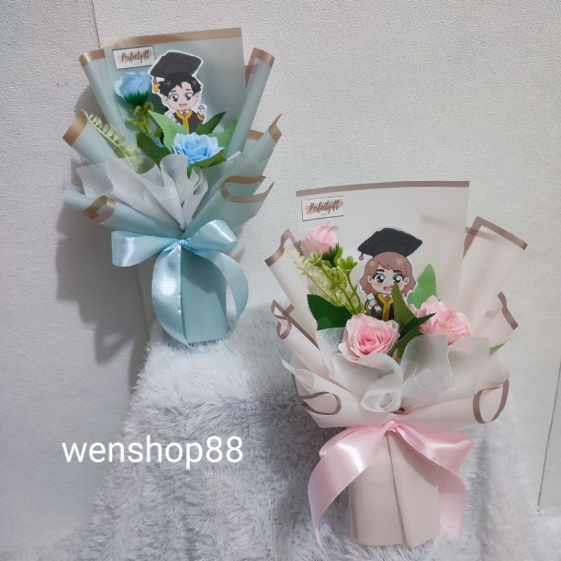 Jual Buket Bunga Wisuda / Topper Wisuda | Shopee Indonesia