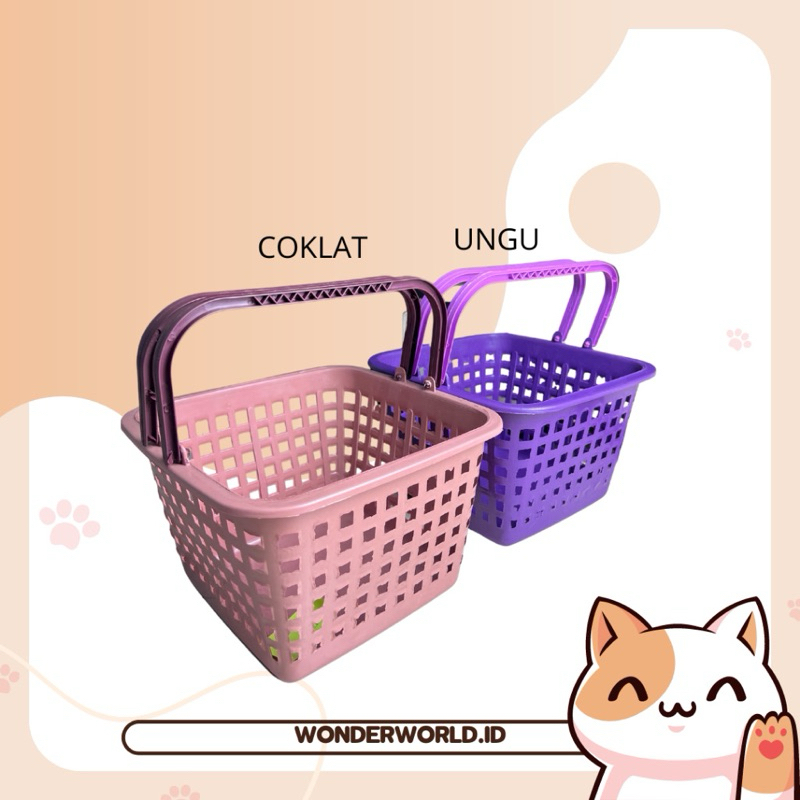 Jual (ISI 3/6/12PCS) KERANJANG PARCEL ; KERANJANG PARCEL UNGU ...