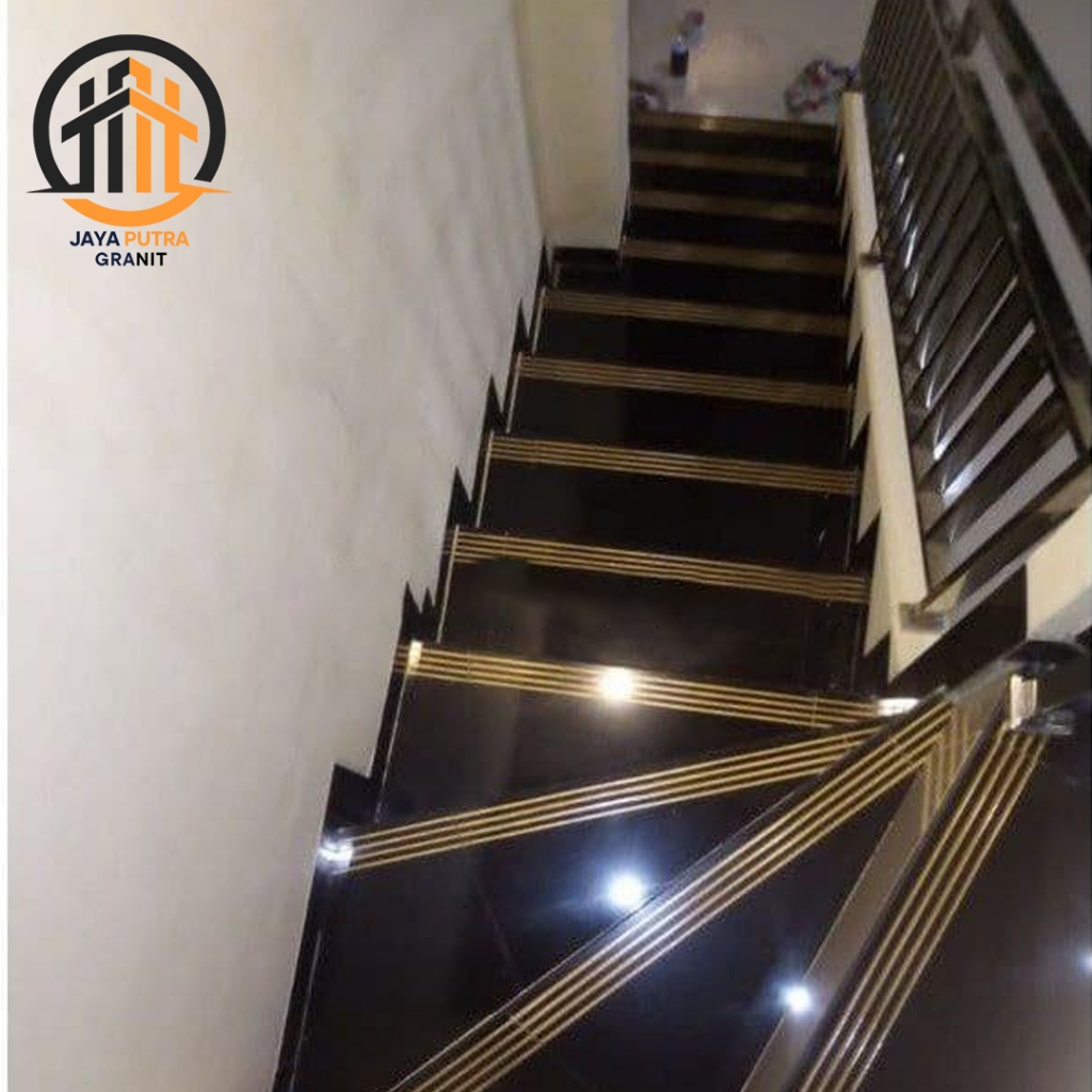 Jual Keramik Tangga Hitam 30x80 Granit Anak Tangga Custom Ukuran ...