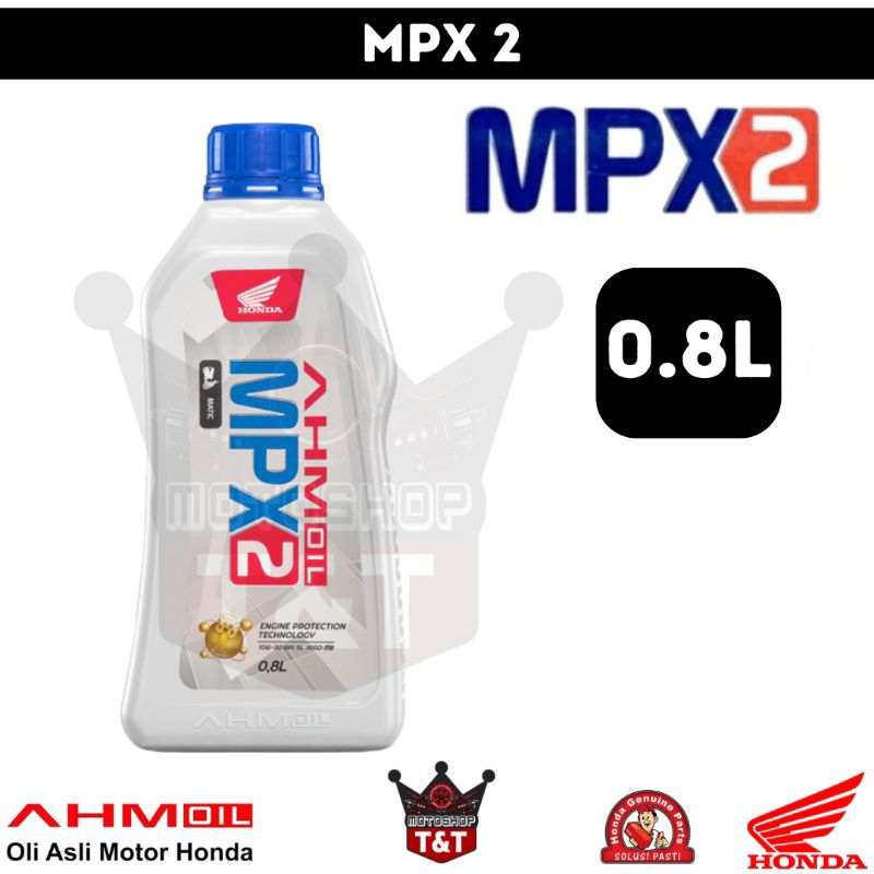 Jual Oli MPX 2 | MPX 1 | SPX 2 Motor Matic Metik Bebek HONDA AHM MPX2 ...