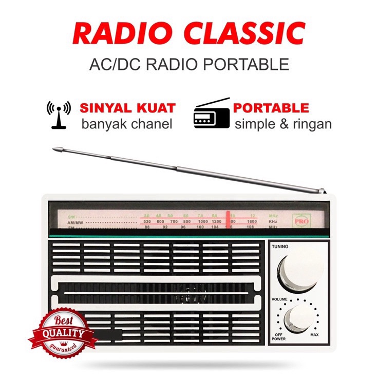 Jual Harga Termurah RADIO jadul SNI 425 F18 F1 ACDC F618AC radio jadul ...