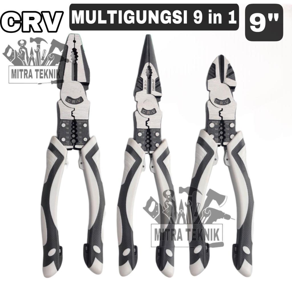 Jual Tang Multifungsi 9 inch CRV Kombinasi,Lancip,Potong Wire Cutter ...