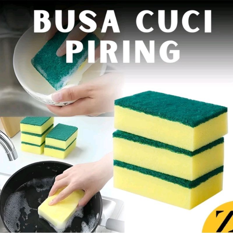 Jual SPONS CUCI PIRING SERBAGUNA / BUSA CUCI PIRING / SPONGE CUCI ...
