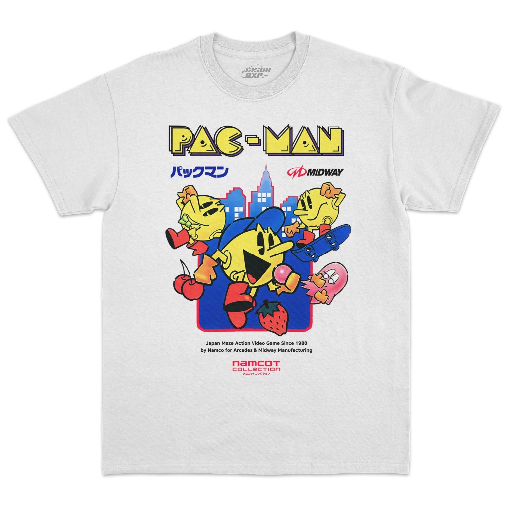 Jual Kaos Game Pac-man | Pacman Merch | Kaos Game Nostalgia Pac Man ...