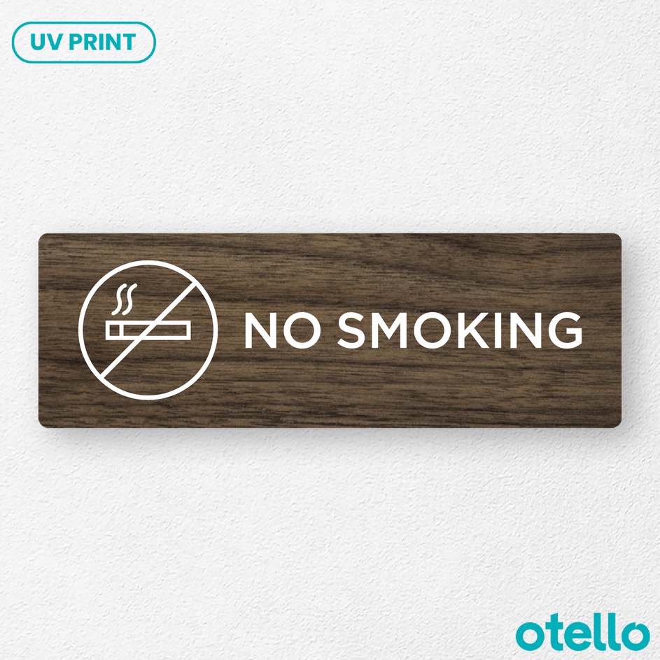 Jual Otello Papan No ing Sign Board Kayu Print Papan Wooden Peraturan ...