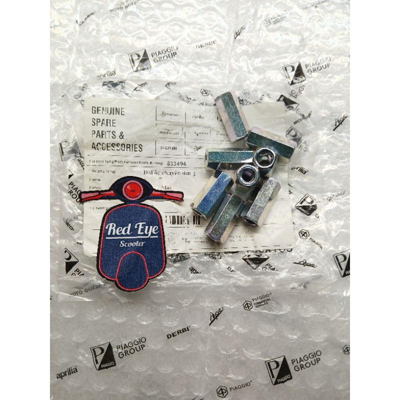 Jual Mur Knalpot Header Piaggio Zip & Liberty 100 Original | Shopee ...