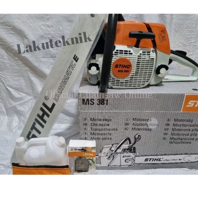 Jual MESIN POTONG RUMPUT CHAINSAW STIHL MS381 MURAH !!! ORIGINAL | Shopee Indonesia