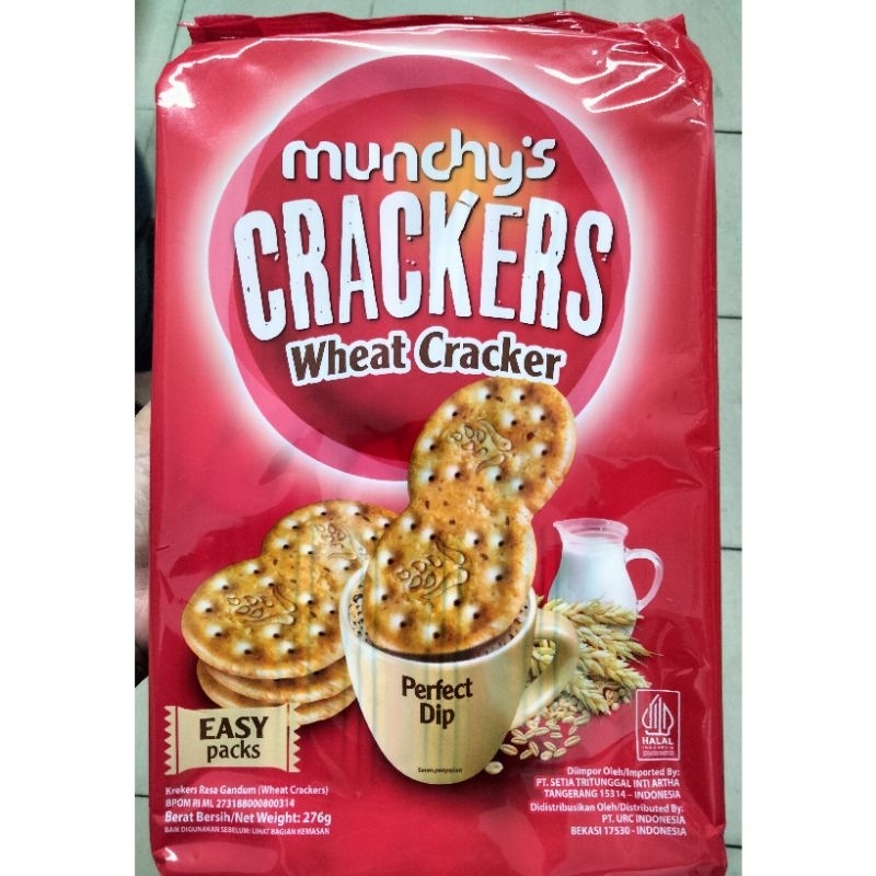 Jual Munchy's Wheat Crackers / Biskuit Malaysia / Krekers Rasa Gandum ...