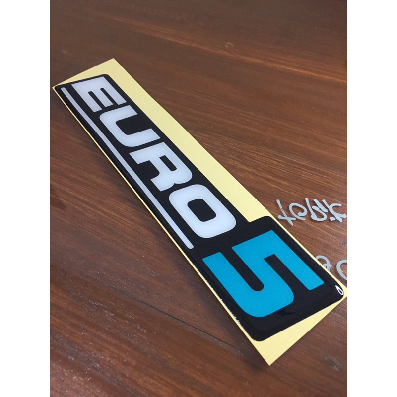 Jual stiker EURO 5 sticker timbul stiker Euro emblem lentur | Shopee ...