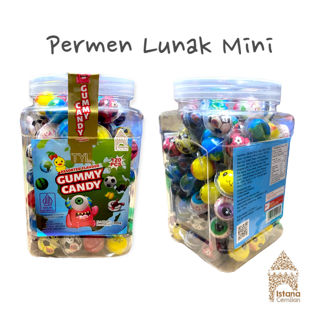Jual TYL Gummy Candy Permen Lunak Mini Viral Toples (isi 120 pcs ...
