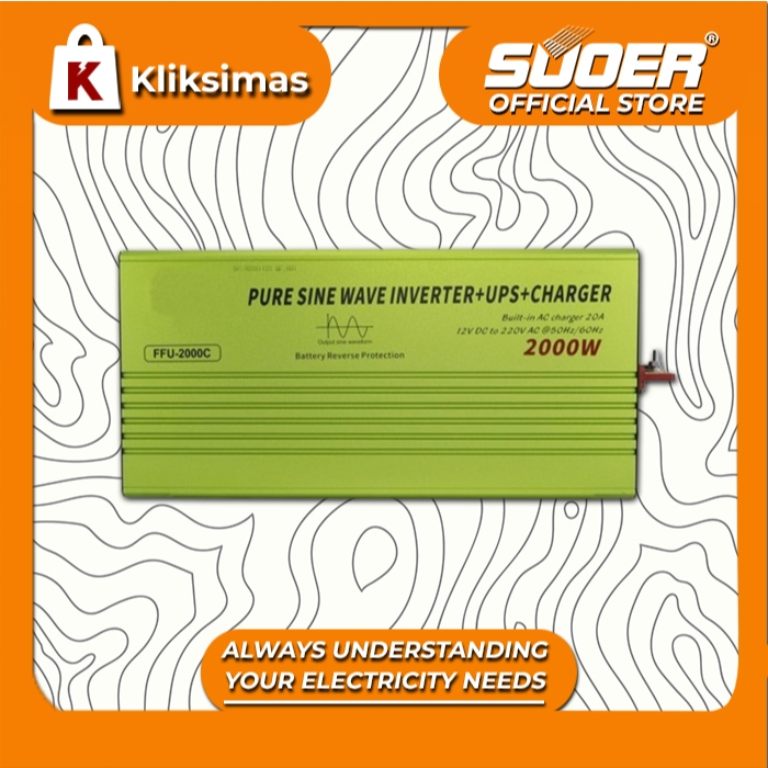 Jual SUOER INVERTER FFU 2000 WATT PURE SINE WAVE | Shopee Indonesia