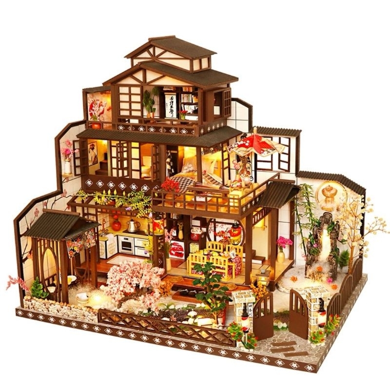 Jual minature doll house DIY mainan anak rumah mini rumah pantai rumah ...
