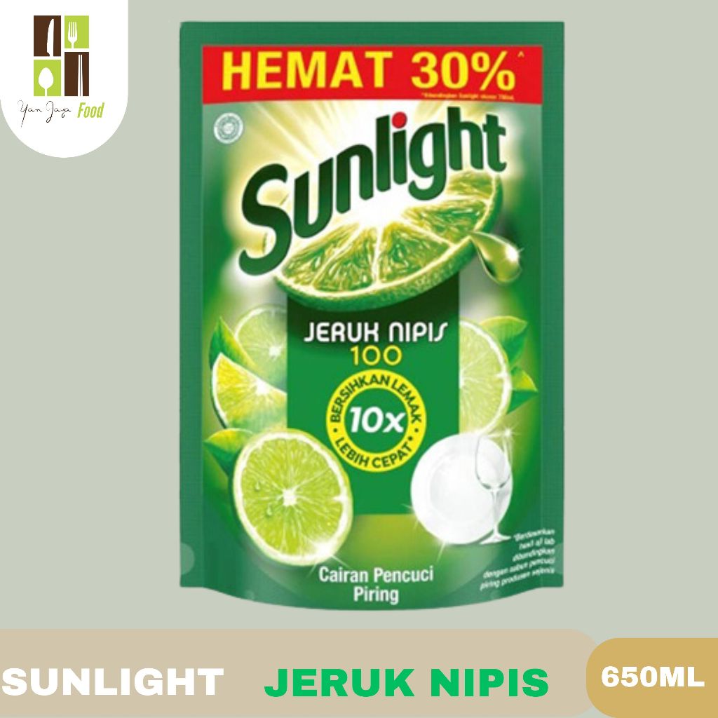 Jual Sunlight Sabun Pencuci Piring / Cairan Pencuci Jeruk Nipis / Lime Ect Kemasan 680ml ...