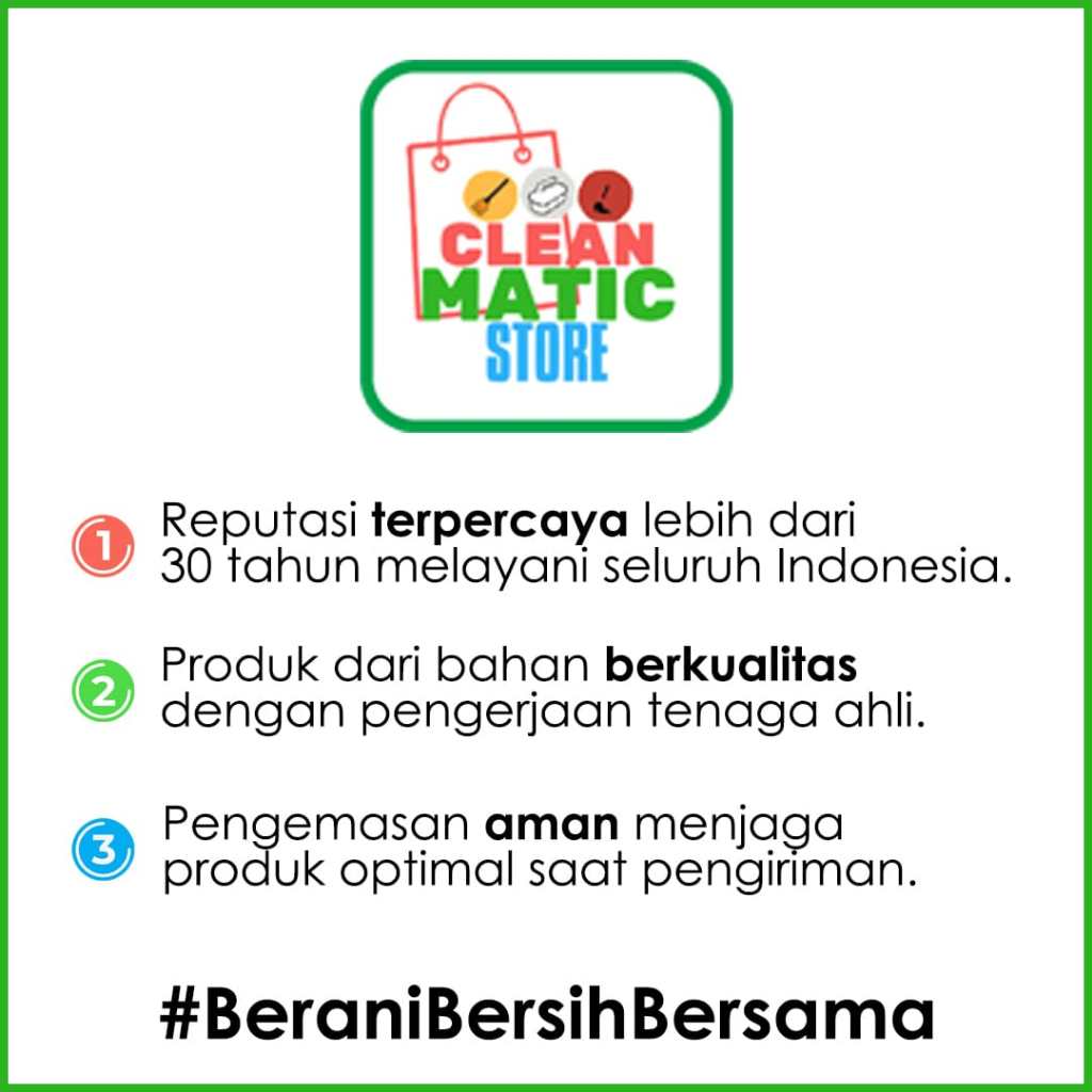 Jual Clean Matic - Dust Mop Cotton 60 CM Colour ( PENDORONG DEBU UNTUK ...