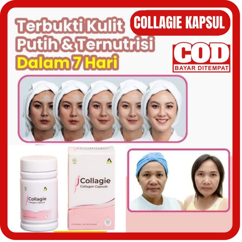 Jual COLLAGIE COLLAGEN CAPSULE - COLLAGEN PEMUTIH BADAN COLLAGEN FISH ...