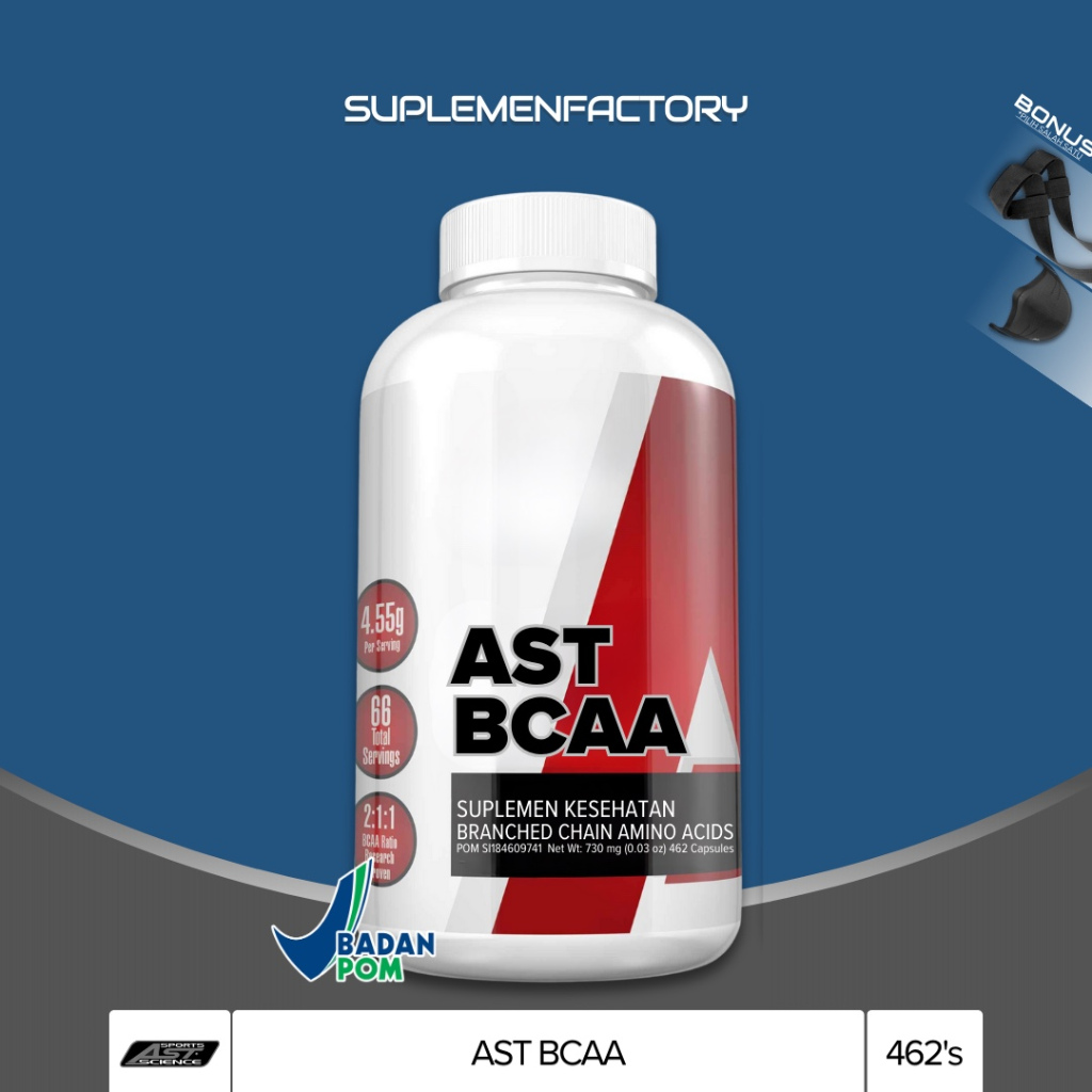 Jual AST Bcaa 4500 Mg 462 Kapsul 66 Serving | Shopee Indonesia