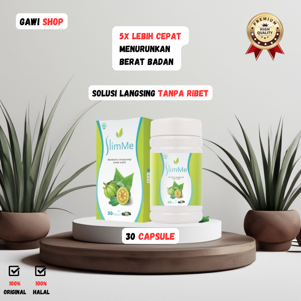 Jual SlimMe | Obat Diet Pelangsing Tubuh | 30 - 50 Capsule | Shopee ...