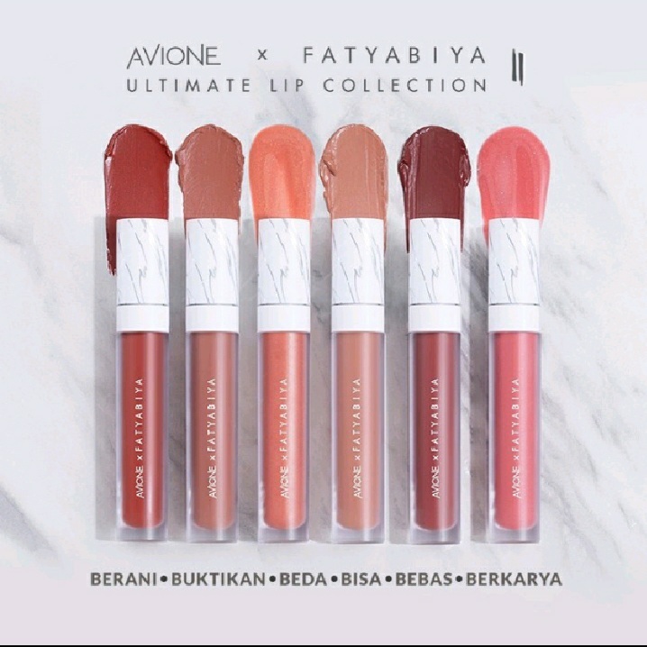 Jual Avione X Fatya Biya Ultimate Lip Collection Lip Cream - Liquified ...