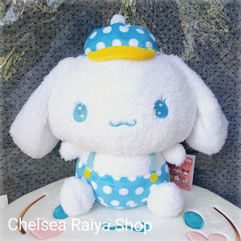 Jual Boneka Plush Furyu x Sanrio Cinnamoroll Topi Biru Polkadot 28cm ...