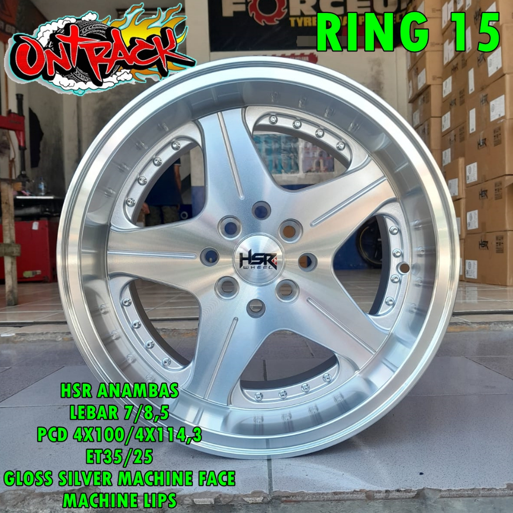 Jual VELG RACING RING 15 HSR ANAMBAS LEBAR 7/85 PCD 4X100/4X114,3 PELEK R15 MOBIL XENIA BRIO ...