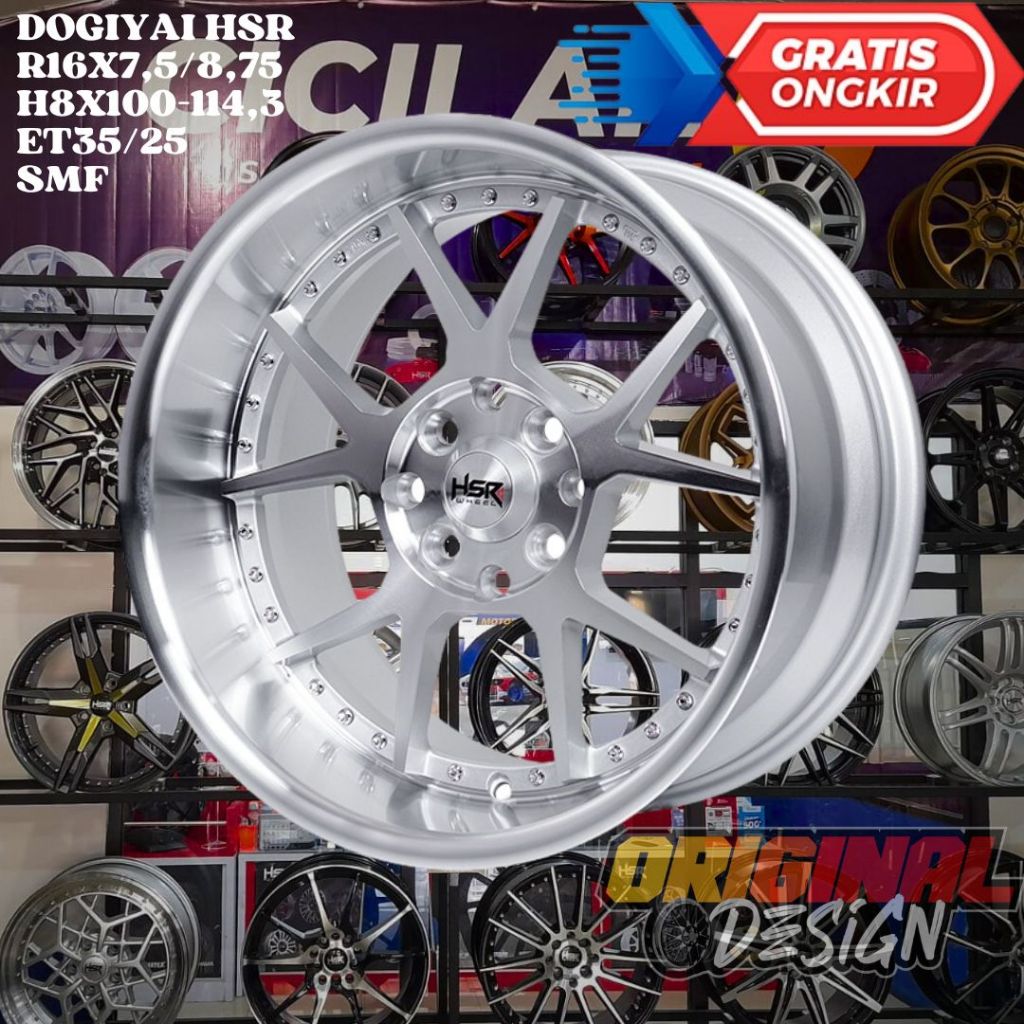 Jual Velg Mobil Ring 16 Celong HSR DOGIYAI R16 Untuk Kijang , Jazz , Yaris , Swift | Shopee ...