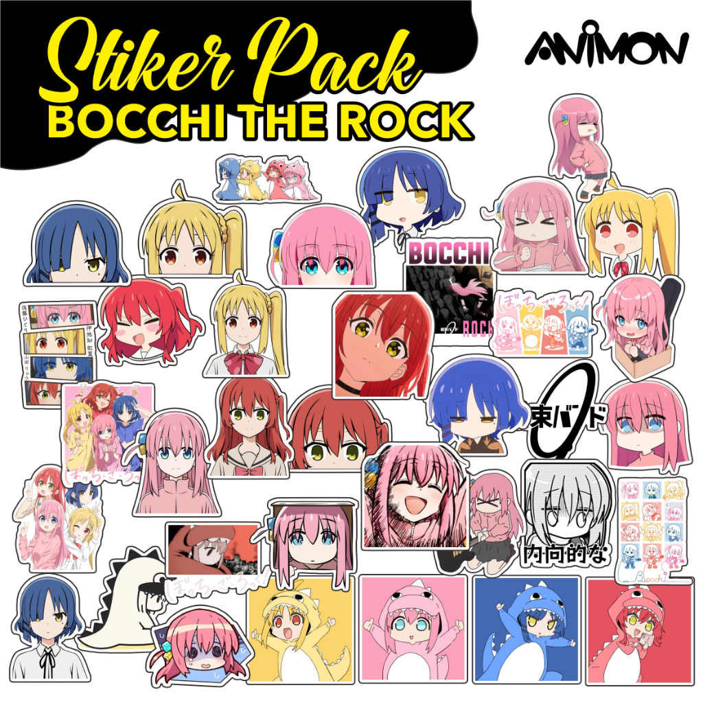 Jual Stiker Sticker Pack Anime Paket Bundle Set Bocchi The Rock ...