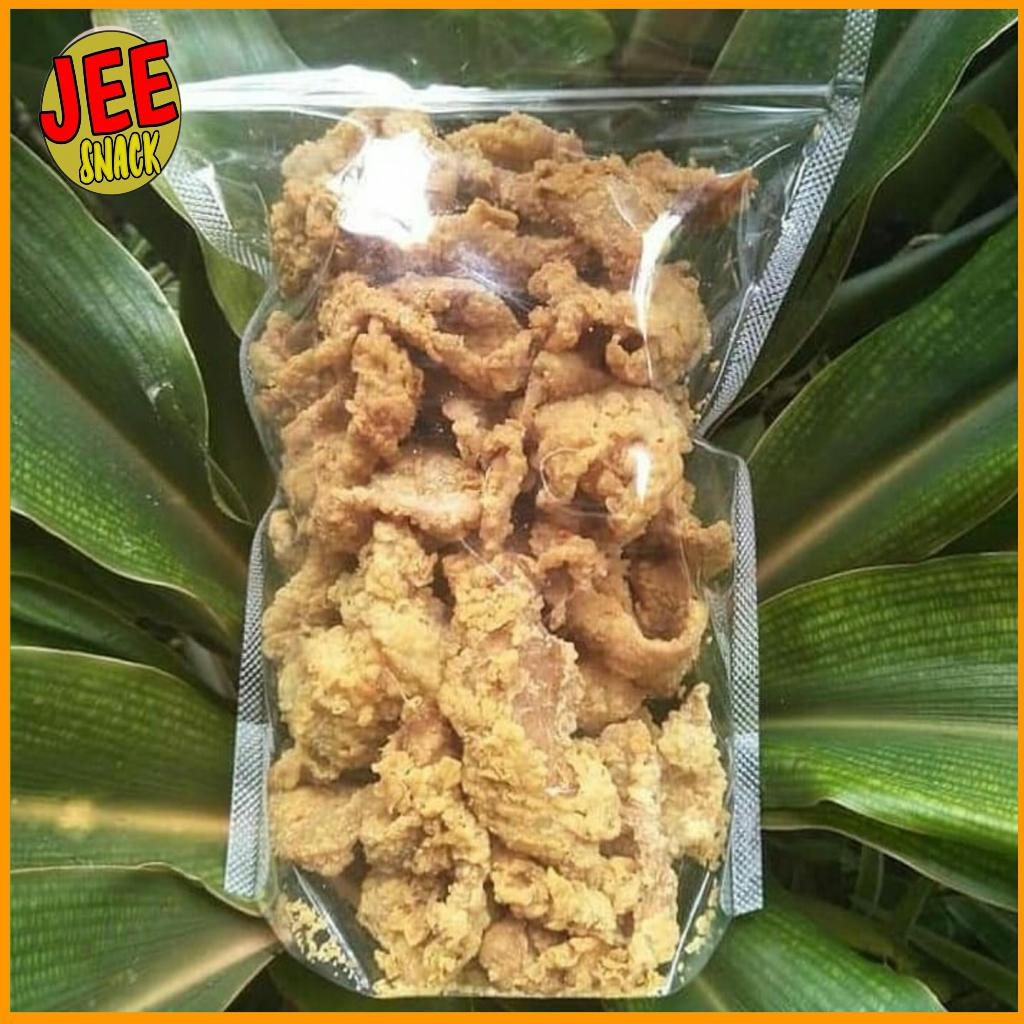 Jual Keripik Kulit Ayam Crispy 250 gram Daun Jeruk/ Kulit Crispy Kulit ...