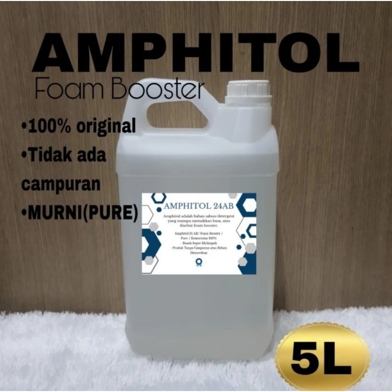 Jual Amphitol 5 liter / ampitol / foam booster 5 liter | Shopee Indonesia