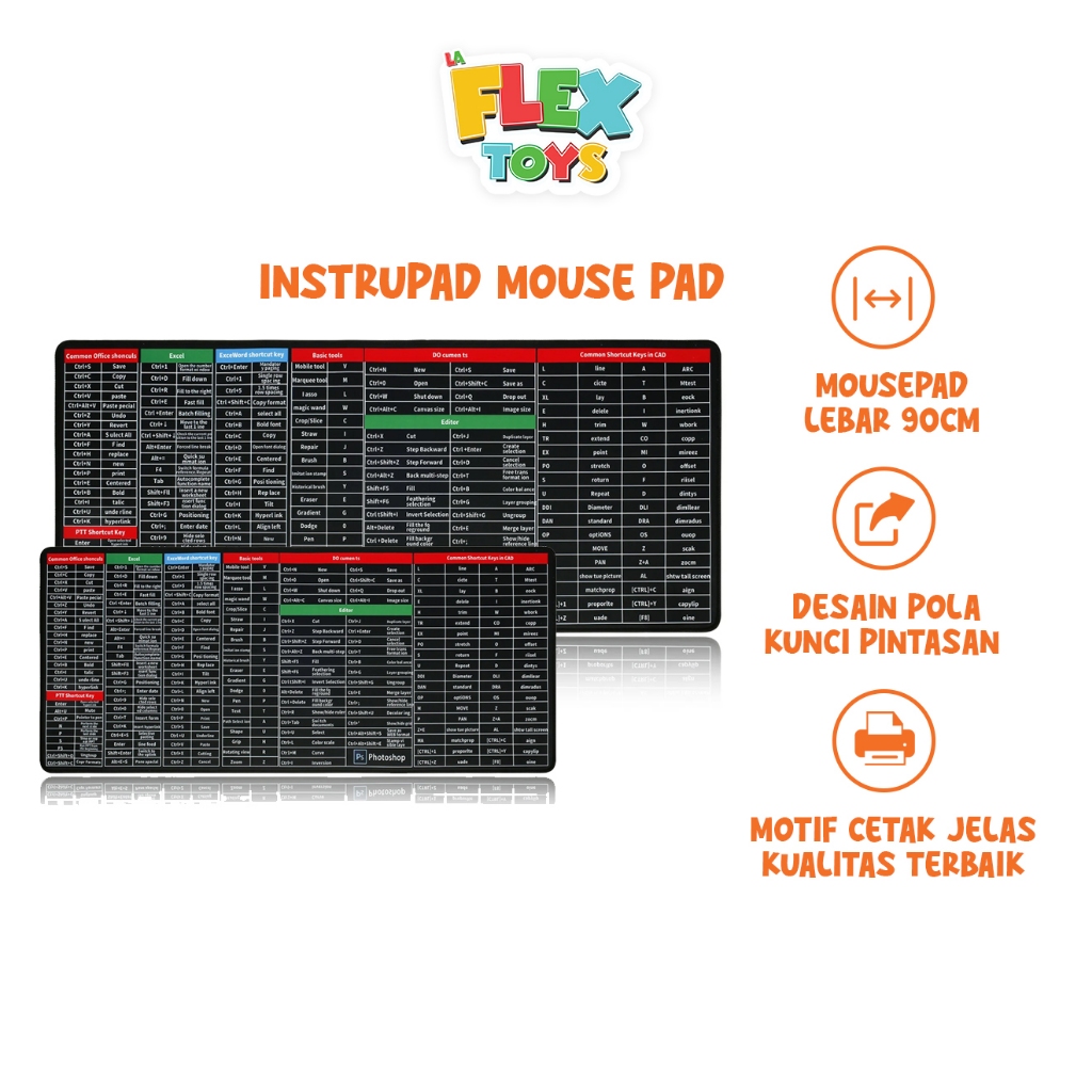 Jual Mouse Pad Gaming Instrupad - Mouse Pad Gaming Besar Xl - Mouse Pad ...