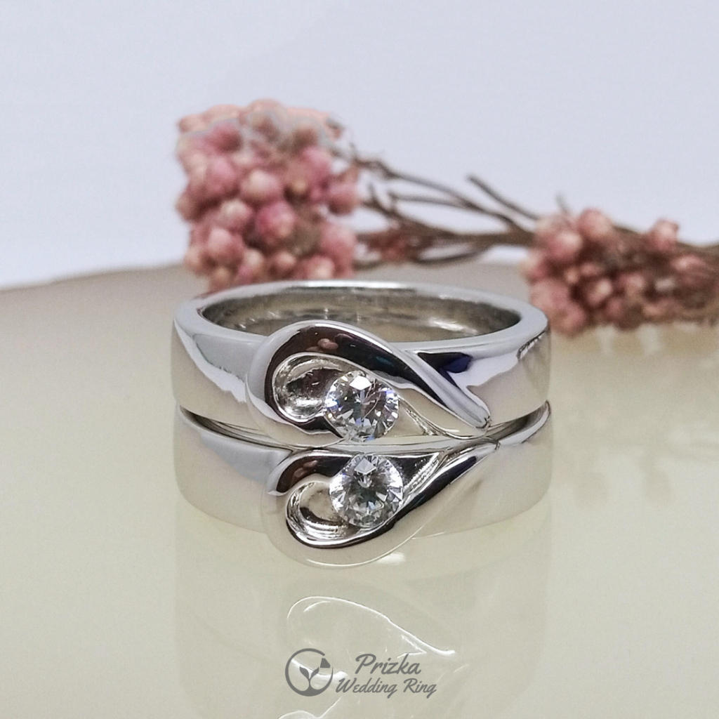 Jual Cincin Perak Couple Tunangan Nikah Kawin Lamaran Pasangan Sterling ...