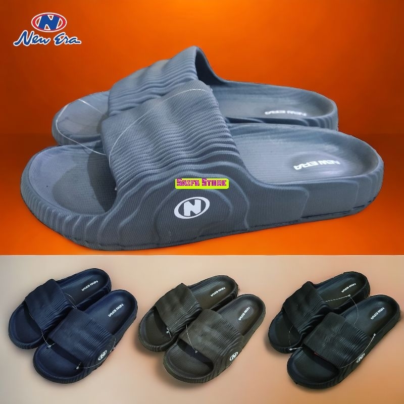 Jual Sandal Selop Pria New Era Original Bahan Karet awet nyaman New Era ...