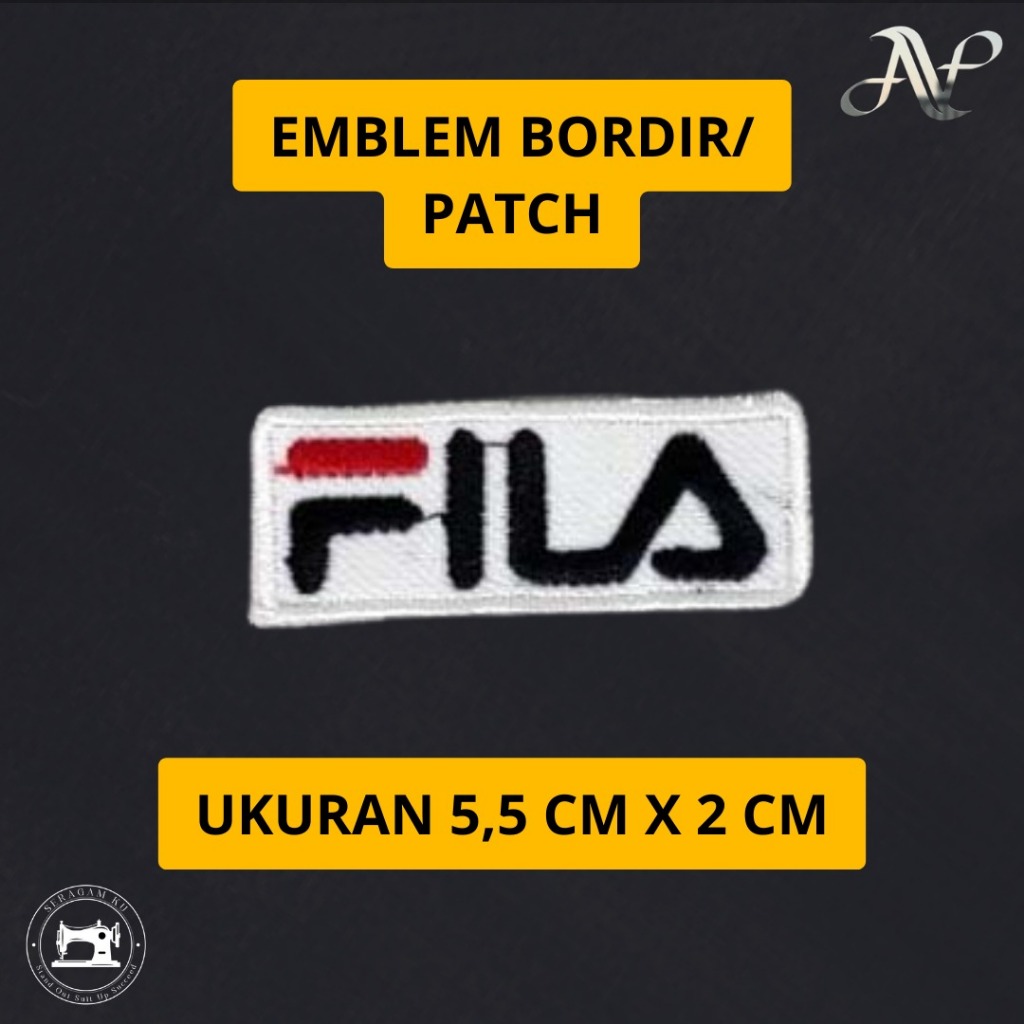 Jual Emblem Bordir Patch Logo Fila | Shopee Indonesia