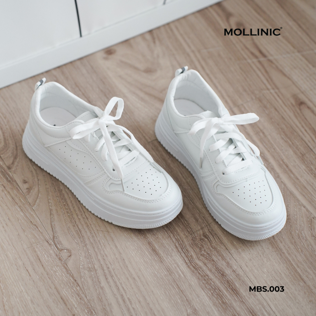 Jual MOLLINIC - Sepatu Sneakers Wanita Kets Putih Sport Shoes White ...