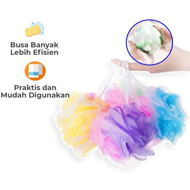 Jual Spon Mandi RAINBOW 50 gram / Bath Sponge / Sponge Mandi | Shopee ...
