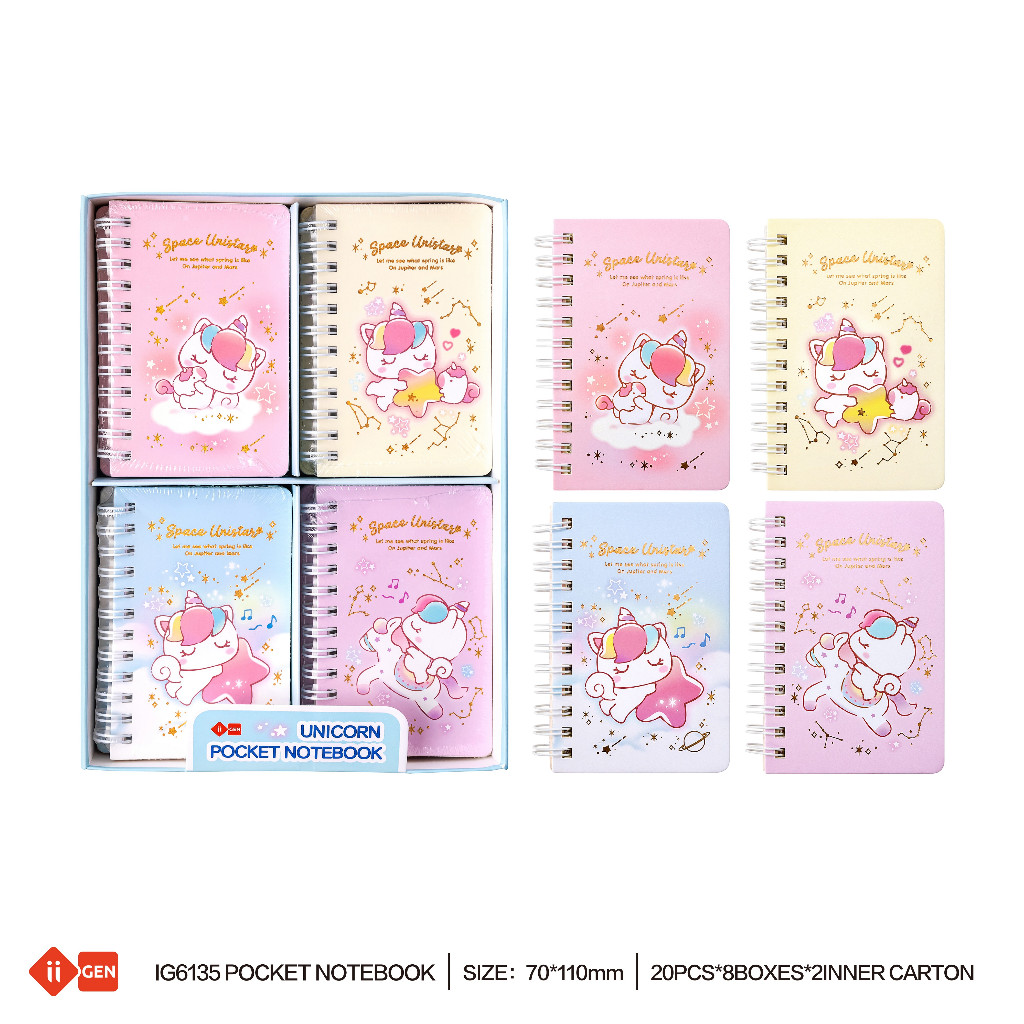 Jual Unicorn Mini Memo/Notebook/ Buku Catatan / Memo / Pocket Notebook ...