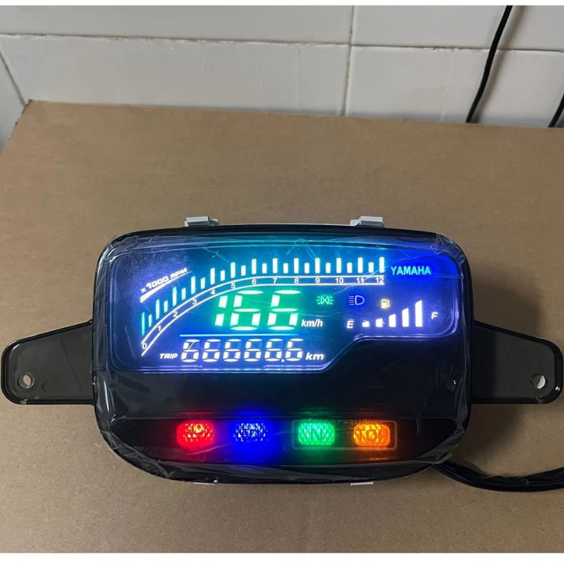 Jual speedometer spidometer fizr digital green style | Shopee Indonesia
