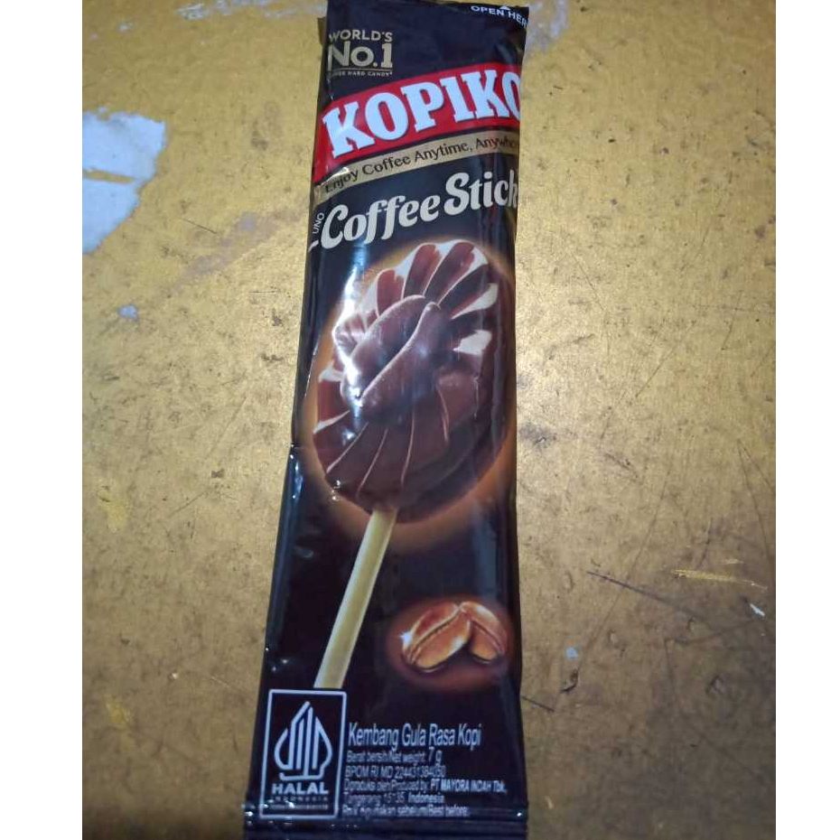 Jual KOPIKO COFFEE STICK PERMEN LOLIPOP KOPIKO PERMEN RASA KOPI MAKANAN ...