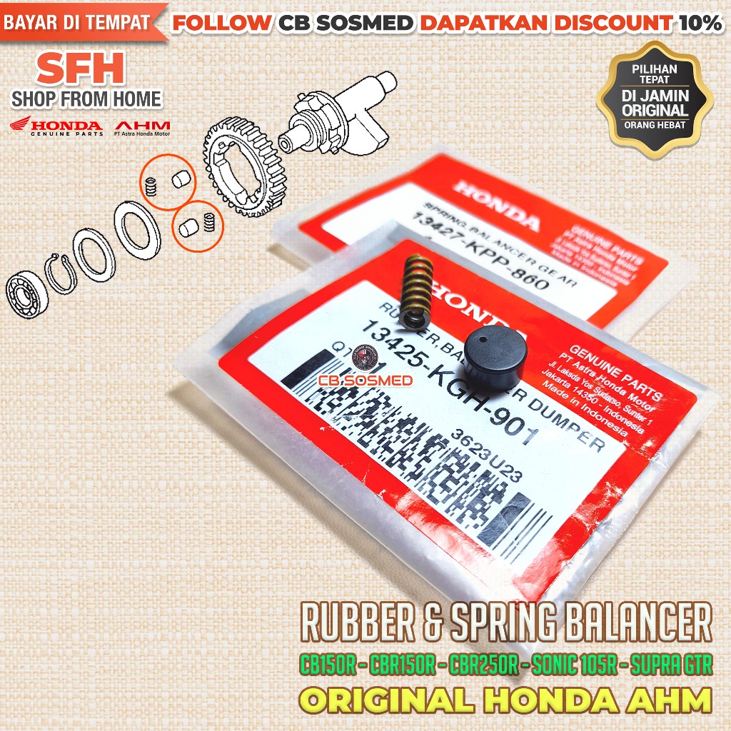 Jual Karet Balancer CB150R Old Per Balancer CB 150R Lama Rubber ...