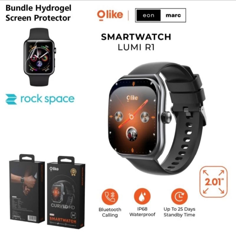 Jual OLIKE LUMI R1 SMARTWATCH 2.01" ULTRA WIDE SCREEN BLUETOOTH CALLING ...