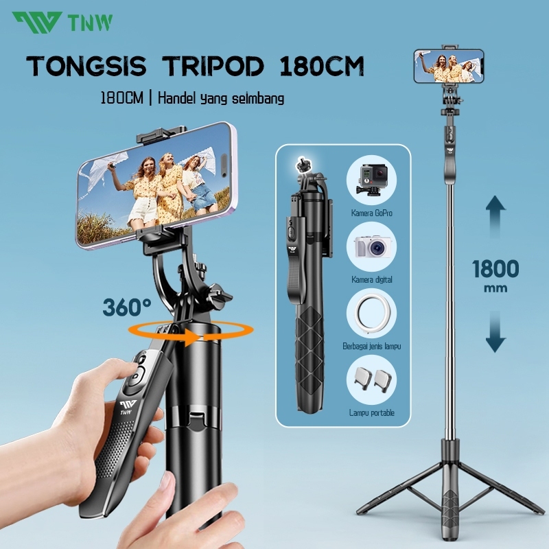 Jual TNW L16/ L18SS Tongsis Tripod Bluetooth Remote 4in1/ 160cm 170cm 180cm Gagang Gimbel ...