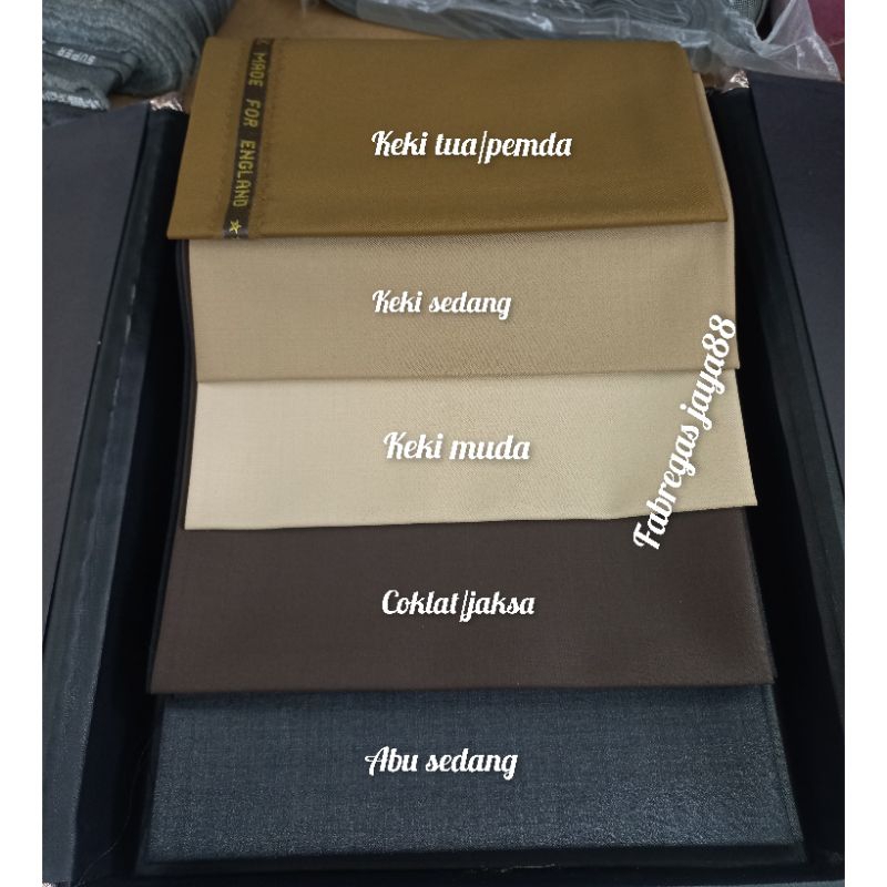 Jual kain wool premium bahan jas import made in england super 120's by ...