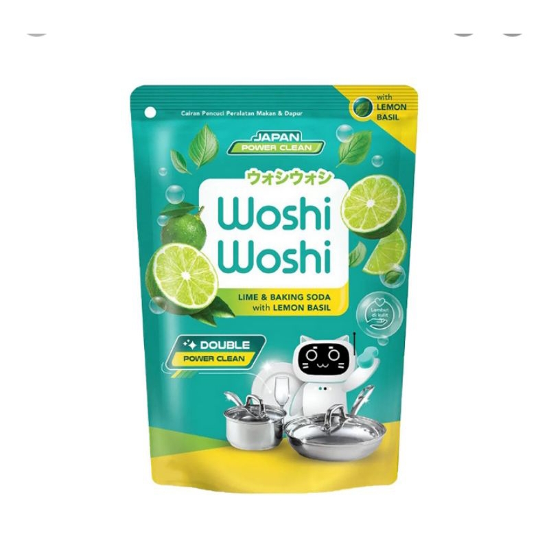 Jual Woshi Woshi Cairan Pencuci Piring Lime & Baking Soda With Lemon ...