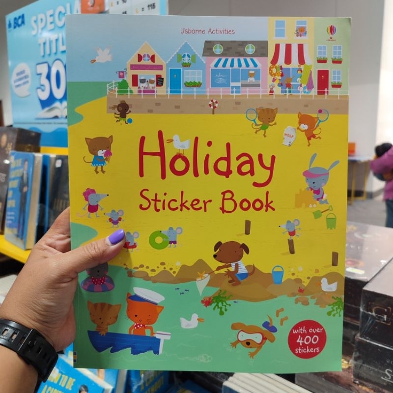 Jual BIG BAD WOLF BOOKS USBORNE ACTIVITIES : HOLIDAY STICKER BOOK ...