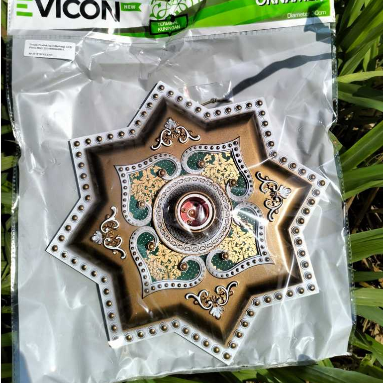 Jual Fitting Lampu Ornamen Plafon PVC 30x30 Elegan || Fitting Lampu ...