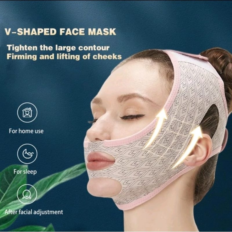 Jual Perban Pelangsing Wajah Premium Korset Wajah New Beauty Face V ...