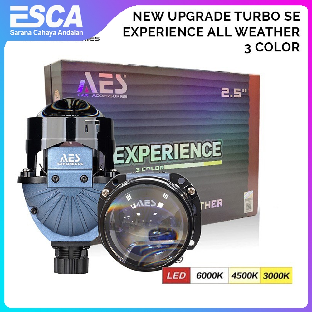 Jual New Biled AES Turbo SE 3 Warna 2,5 inch Allweather | LED Projector ...