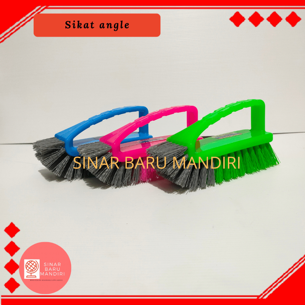 Jual Sikat lantai / sikat tangan sudut angle nagoya / sikat wc | Shopee ...