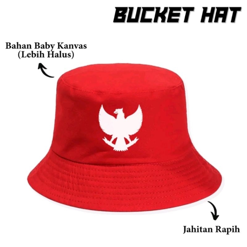 Jual BUCKET HAT GARUDA INDONESIA// KEMERDEKAAN INDONESIA | Shopee Indonesia
