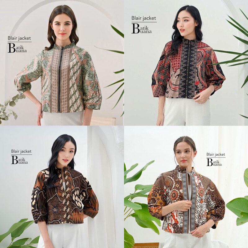 Jual Jaket Batik Blair - Outer Batik Wanita - Blazer Batik - Cardigan ...